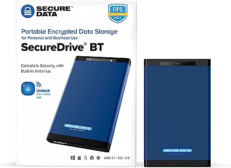 SecureDrive® BT - Encrypted Portable Drive